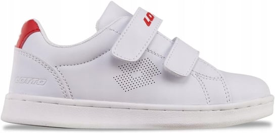 LOTTO BUTY SPORTOWE BIAŁE NA RZEPY DZIECIĘCE NISKIE 32 1JRG - Lotto ...