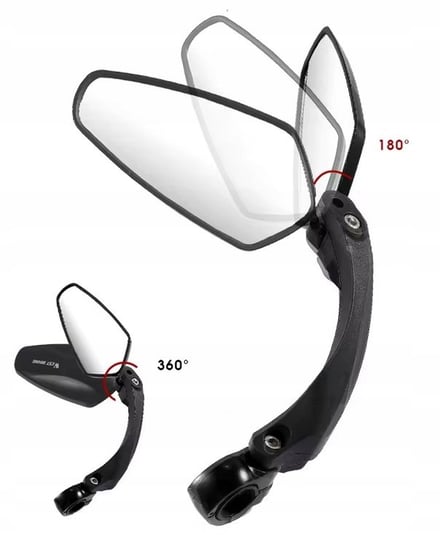 Lusterko Do Roweru Wsteczne Lewe Regulacja Kąta Lusterko Hd Na ...