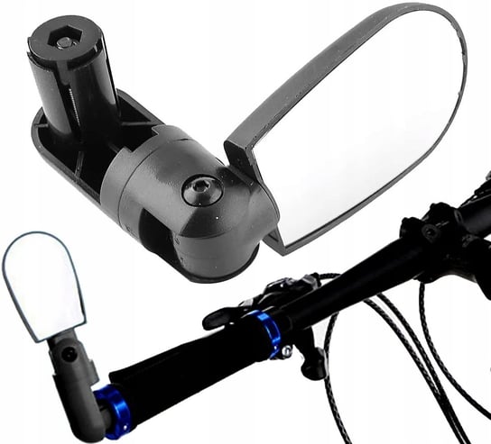 LUSTERKO ROWEROWE WSTECZNE NA ROWER ODBLASK LUSTERKA DO ROWERU ...