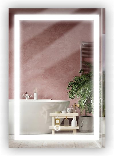 LUSTRO ŁAZIENKOWE LED 60x100 WŁĄCZNIK DOTYKOWY - Stylowelustro | Sklep ...
