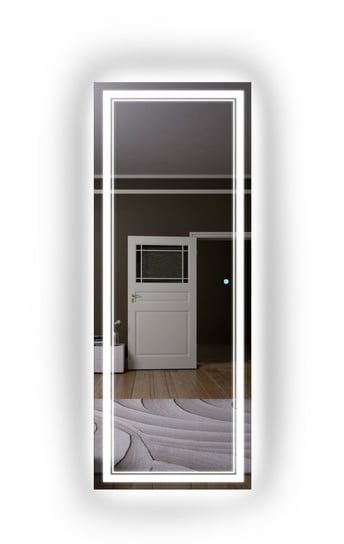 Lustro Srebrne LED Szlif 60x160 Włącznik Dotykowy - Galakor | Sklep ...