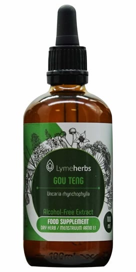 Lymeherbs, Gou Teng (Uncaria rhynchophylla) ekstrakt bezalkoholowy 1:1 ...