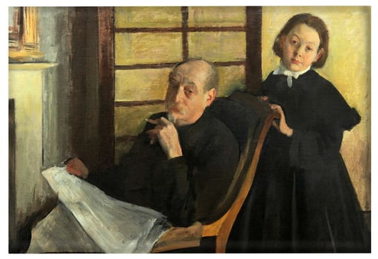 Magnes Henri Degas i jego siostrzenica Lucie Degas Edgar Degas ...