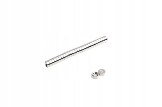 Magnes Neodymowy Pierścieniowy MP 8x(6x3,5)x3 N38 pod wkręt 3 sztuki ...