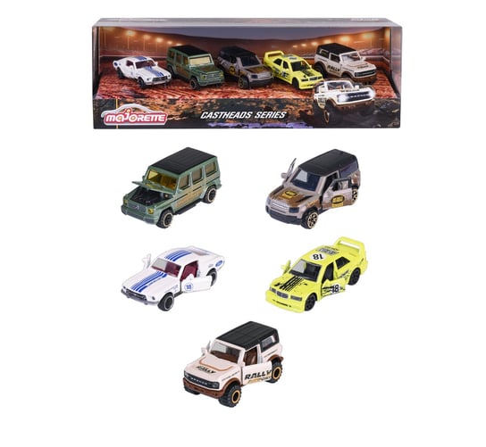 MAJORETTE CASTHEADS GIFTPACK 5-PACK 1:64 212054211 - Majorette | Sklep ...