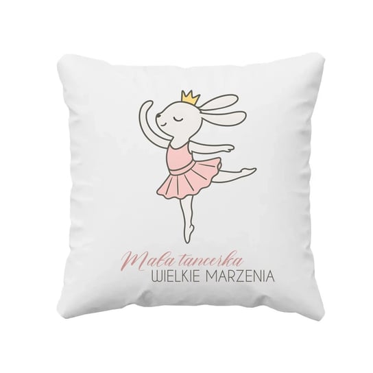 Mała tancerka, wielkie marzenia - poduszka na prezent - Koszulkowy ...