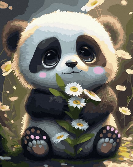 Malowanie Po Numerach 40X50 Mała Panda - Twoje Hobby | Sklep EMPIK.COM