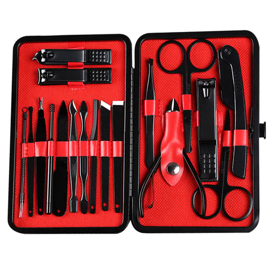 Manicure Set Pedicure Kit Nail Clippers - Professional Grooming Kit ...