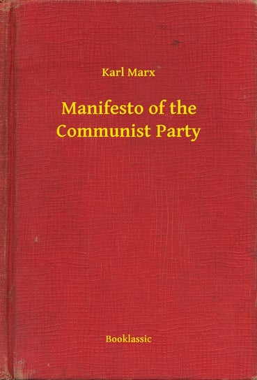 Manifesto of the Communist Party - ebook epub - Marx Karl | Ebook Sklep ...