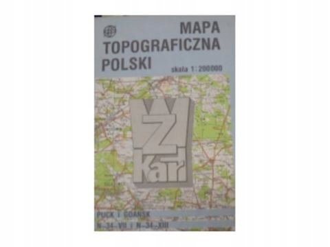 Mapa Topograficzna Polski Puck I Gdańsk - Opracowanie zbiorowe ...