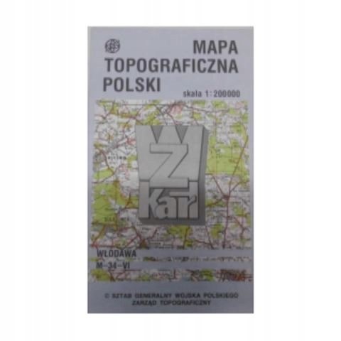 Mapa topograficzna Polski Włodawa - Opracowanie zbiorowe | Książka w Empik