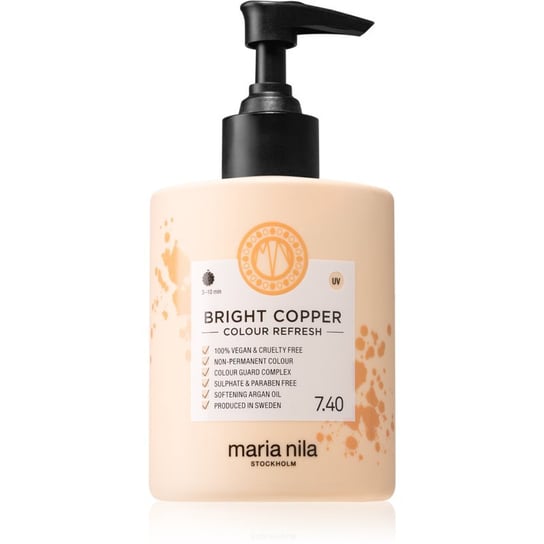 Maria Nila Colour Refresh Bright Copper delikatna odżywiająca maska bez ...