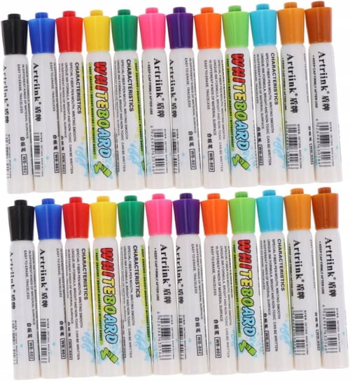 Markery pisaki do tablicy suchościeralnej 12 kolorów Mazaki Pisaki ...