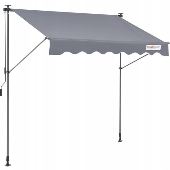 Markiza balkonowa rozporowa ogrodowa tarasowa patio 3 x 1,2 m - Vevor ...