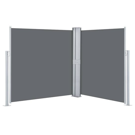 Markiza Ogrodowa Automatycznie Zwijana, Antracytowa 140 x (0-600) cm ...