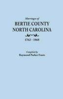 Marriages of Bertie County, North Carolina, 1762-1868 - Brent Holcomb | Książka w Empik