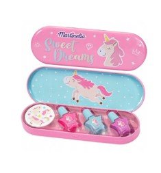 Martinelia, Unicorn Tin Box, Zestw do manicure w metalowym piórniku, 4 ...