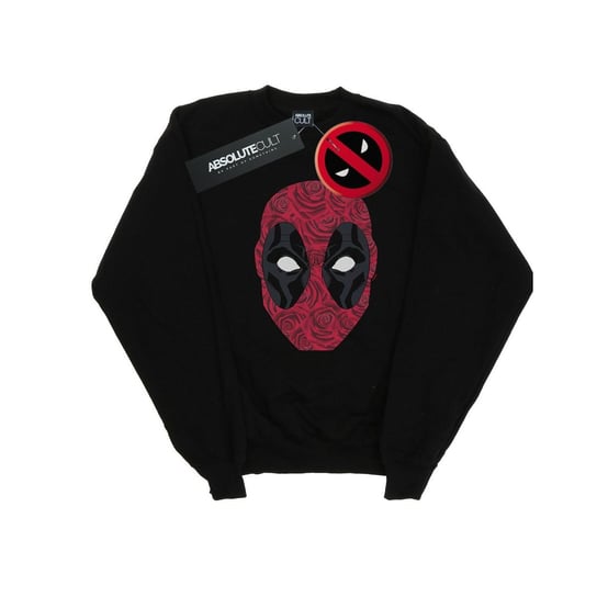 Marvel Męska Bluza Deadpool Head Of Roses (XXL (193cm) / Czarny ...