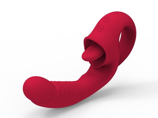 Masażer intymny, Rechargeable Licking Vibrator USB 10 Functions | Sklep EMPIK.COM