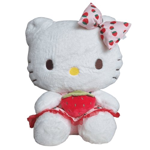 Maskotka Pluszak Duża Hello Kitty Z Truskawką 45 Cm - myHomelife ...