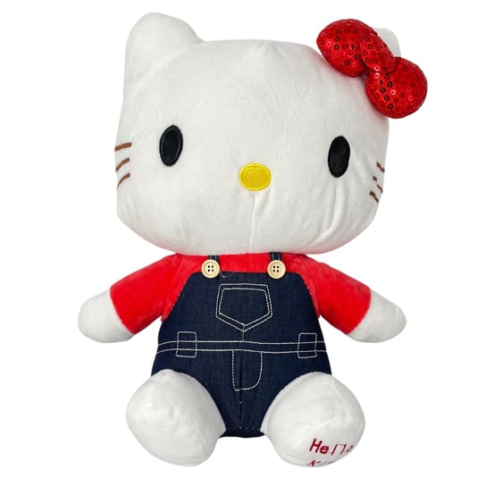 Maskotka Pluszowa Hello Kitty Jeansowa Sukienka 32x22x15 cm - Inna ...
