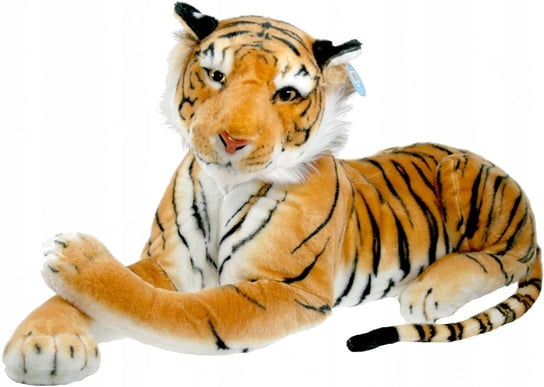 Maskotka Tygrys leżący brązowy DUBI - 90cm - Dubi | Sklep EMPIK.COM