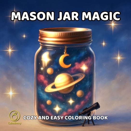 Mason Jar Magic: Magia w Słoikach – Kolorowanka dla Dorosłych i ...