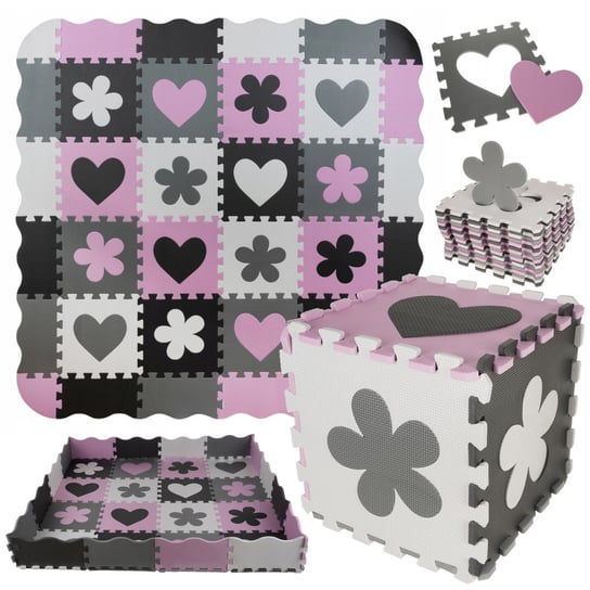 Mata Puzzle Piankowe Edukacyjna Duża + Gruba 52 Elementy U673 - Stator ...