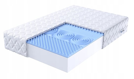 Materac piankowy BERSI 160x200 HR profilowany Premium Jersey HEISBERG ...