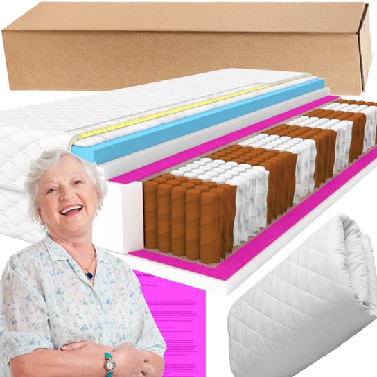 Materac Termoplastyczny 120X200 Medical Health Przeciwodleżynowy H2 I ...