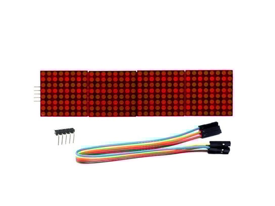 MAX7219 - MATRYCA/MATRIX LED 8X32 - CZERWONA - Inny producent | Sklep ...