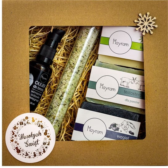 Mayram Kosmetyki Naturalne, Zestaw święta z testosteronem, 5 szt ...