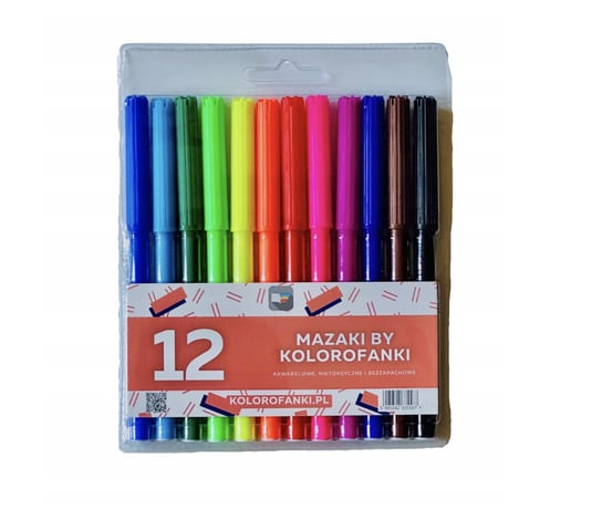 Mazaki by Kolorofanki. Flamastry eko zestaw 12szt do szkicowania ...