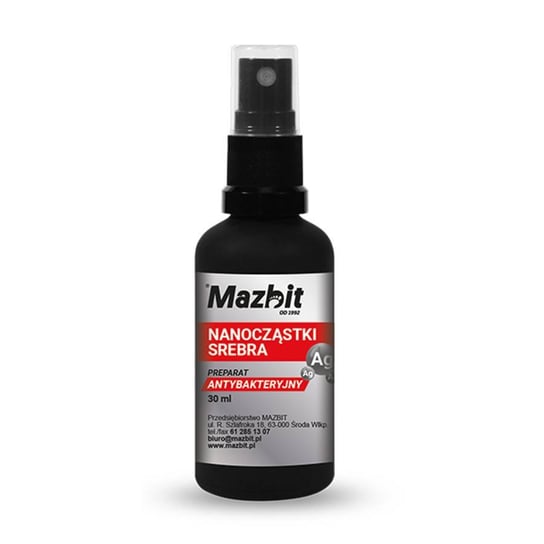 Mazbit nanocząsteczki srebra, odświeżacz do butów 30 ml - Mazbit ...
