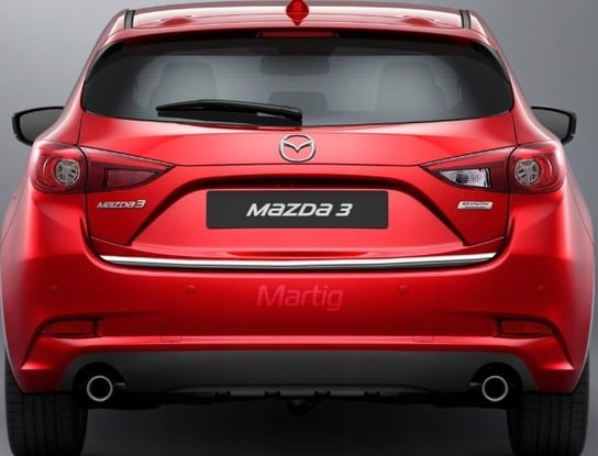 Mazda 3 III HB BM 13- Listwa CHROM Klapa Bagażnik - Martig ...