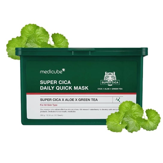 Medicube Super Cica Daily Quick Mask Zestaw kojących masek do twarzy w płachcie 30 szt | Sklep ...