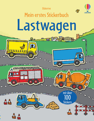 Mein erstes Stickerbuch: Lastwagen - Usborne Verlag | Książka w Empik