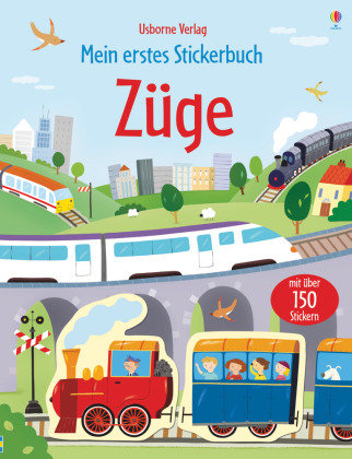 Mein erstes Stickerbuch: Züge - Usborne Verlag | Książka w Empik