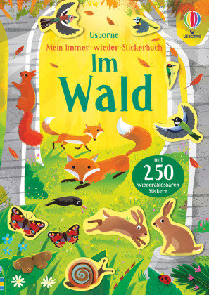 Mein Immer-wieder-Stickerbuch: Im Wald - Usborne Verlag | Książka w Empik
