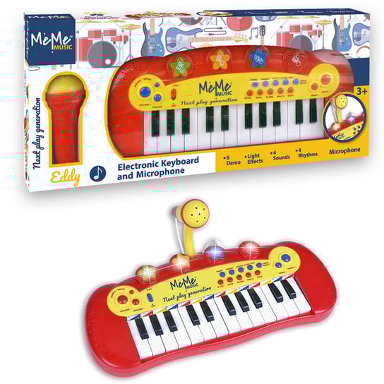 Meme Elektroniczny Keyboard Z Mikrofonem - Pretty Mate | Sklep EMPIK.COM