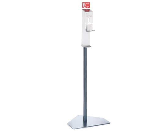 Merida ZEST407 Stojak do dezynfekcji rąk z dozownikiem z przyciskiem łokciowym STELLA - Merida ...