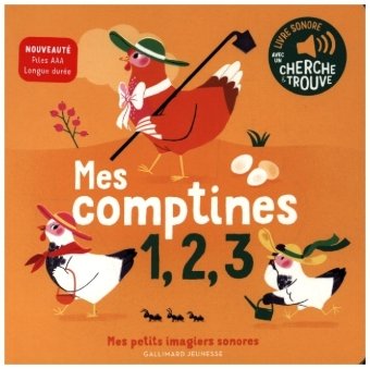 Mes comptines 1, 2, 3 - Gallimard Jeunesse | Książka w Empik