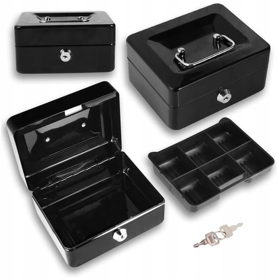Metalowa Kasetka Na Pieniądze Mini Sejf Kluczykowy Klasyczny ...