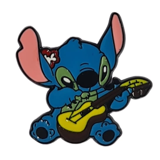 Metalowa Przypinka Stitch Z Gitarą Lilo I Stitch Pin - Inna marka ...