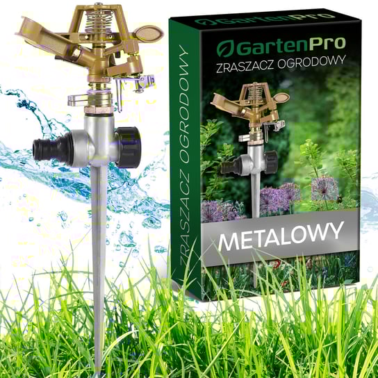Metalowy Zraszacz Pulsacyjny Obrotowy Ogrodowy 360° Do Podlewania Ogrodu - Inna marka | Sklep ...