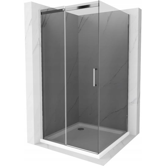 Mexen Omega kabina prysznicowa rozsuwana 100 x 100 cm, grafit, chrom ...