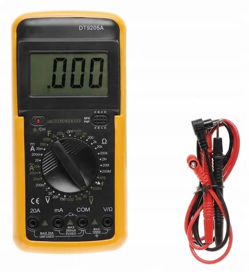 MIERNIK Cyfrowy LCD MULTIMETR Prądu Uniwersalny 9205 - Inna marka ...