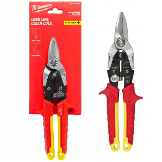 MILWAUKEE Nożyce do Cięcia Blachy Proste 260mm Ząbkowane - Milwaukee ...