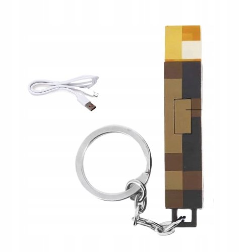 Minecraft Brelok Mini Lampka Latarka Led Usb Pochodnia Zabawka Prezent - Jinx | Sklep EMPIK.COM