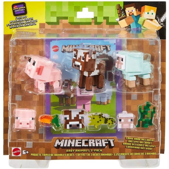 Minecraft Comic Mode Baby Animals 3-Pack - Inna marka | Sklep EMPIK.COM